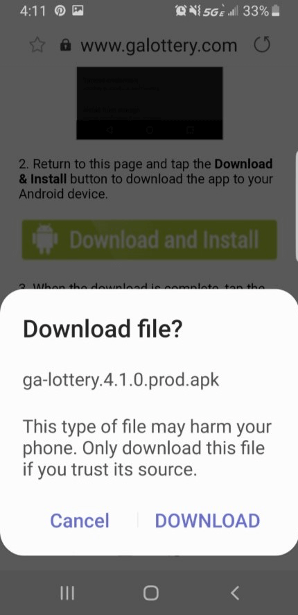Android Instructions